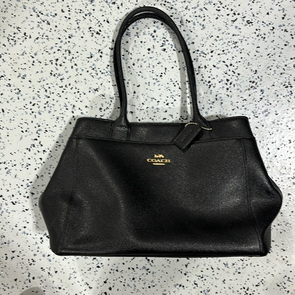 Coach | Bags | Coach Black Carry All Tote | Poshmark